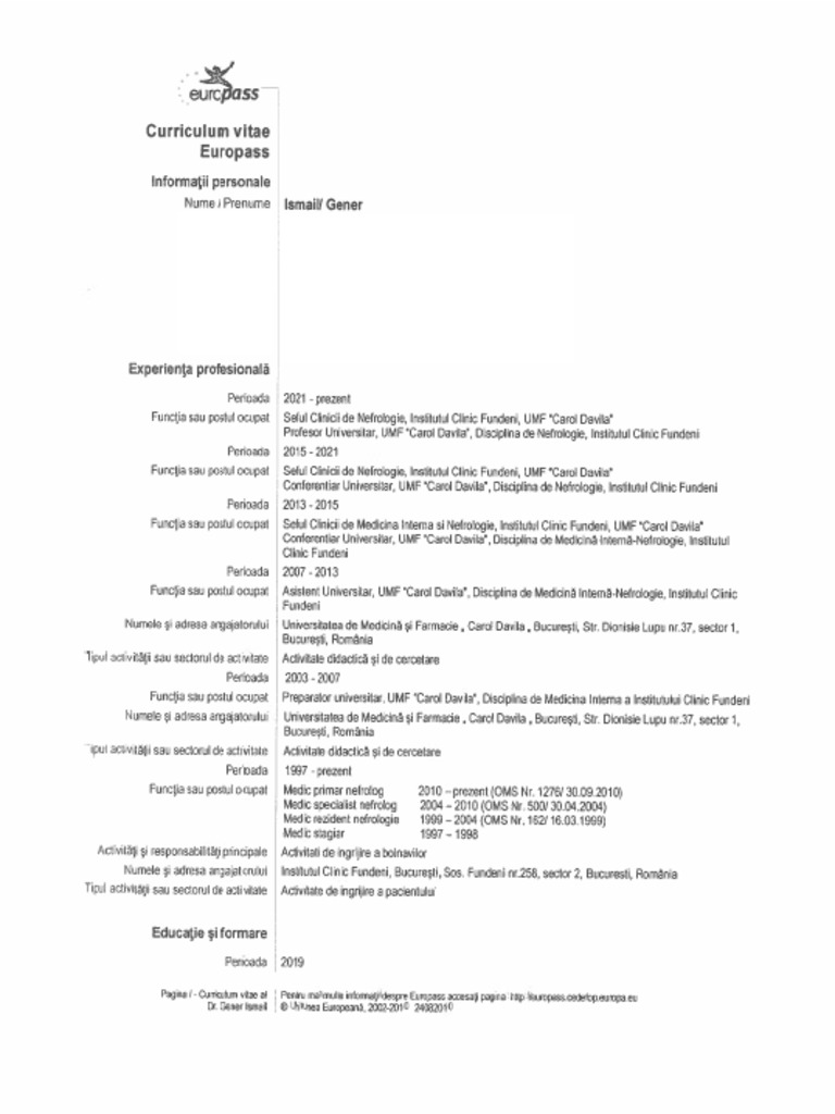 PROF. UNIV. DR. ISMAIL GENER | PDF