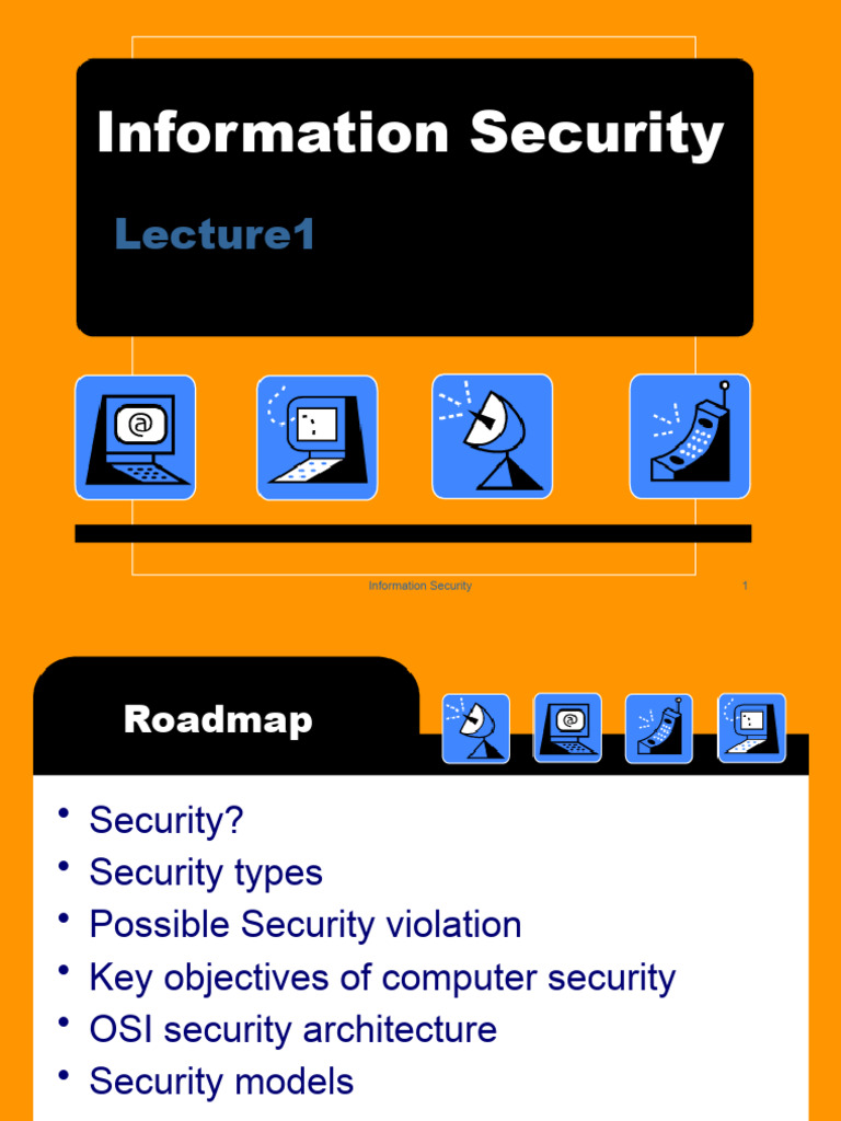 Lec 1 IS | PDF | Information Security | Security