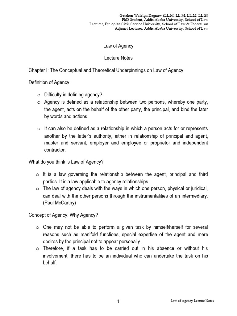 Lecture Note 1 | PDF