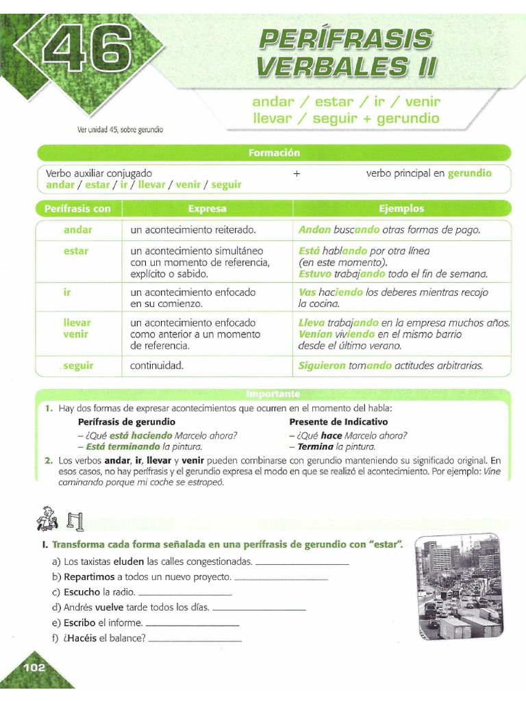 Perifrases Verbales - Gerundio | PDF