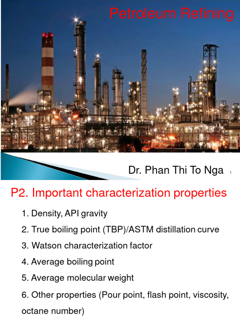 P2. Properties of Crude Oil CBD | PDF