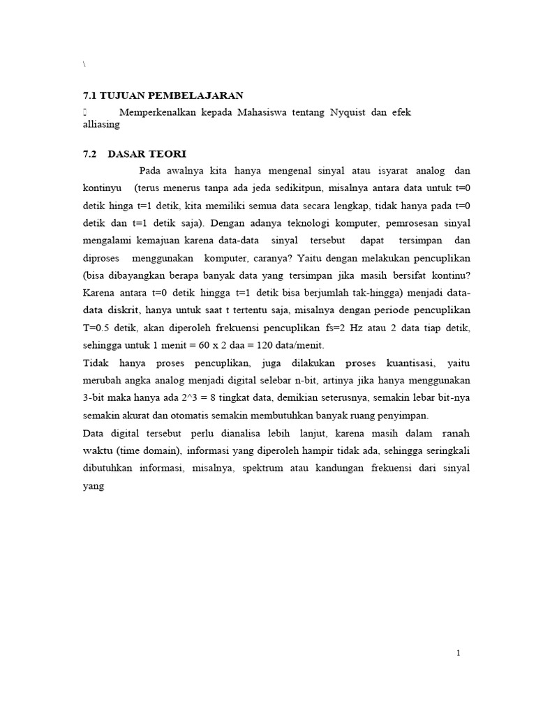 Laprak Pak Amir Prak 7 | PDF