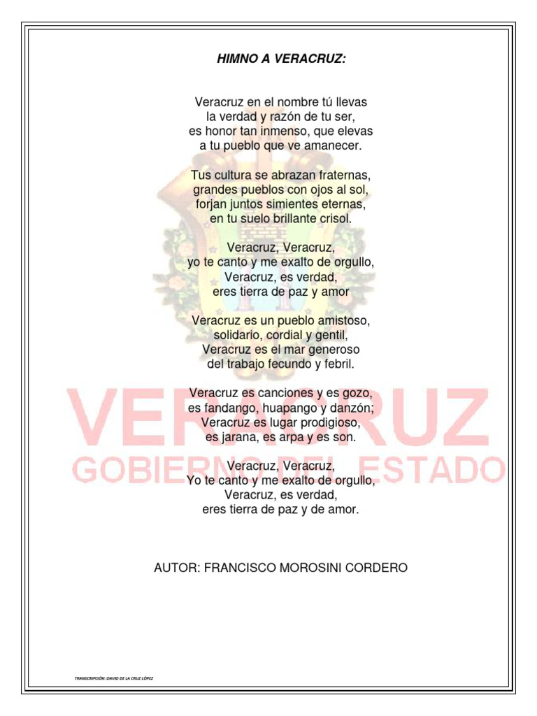 Himno A Veracruz | PDF