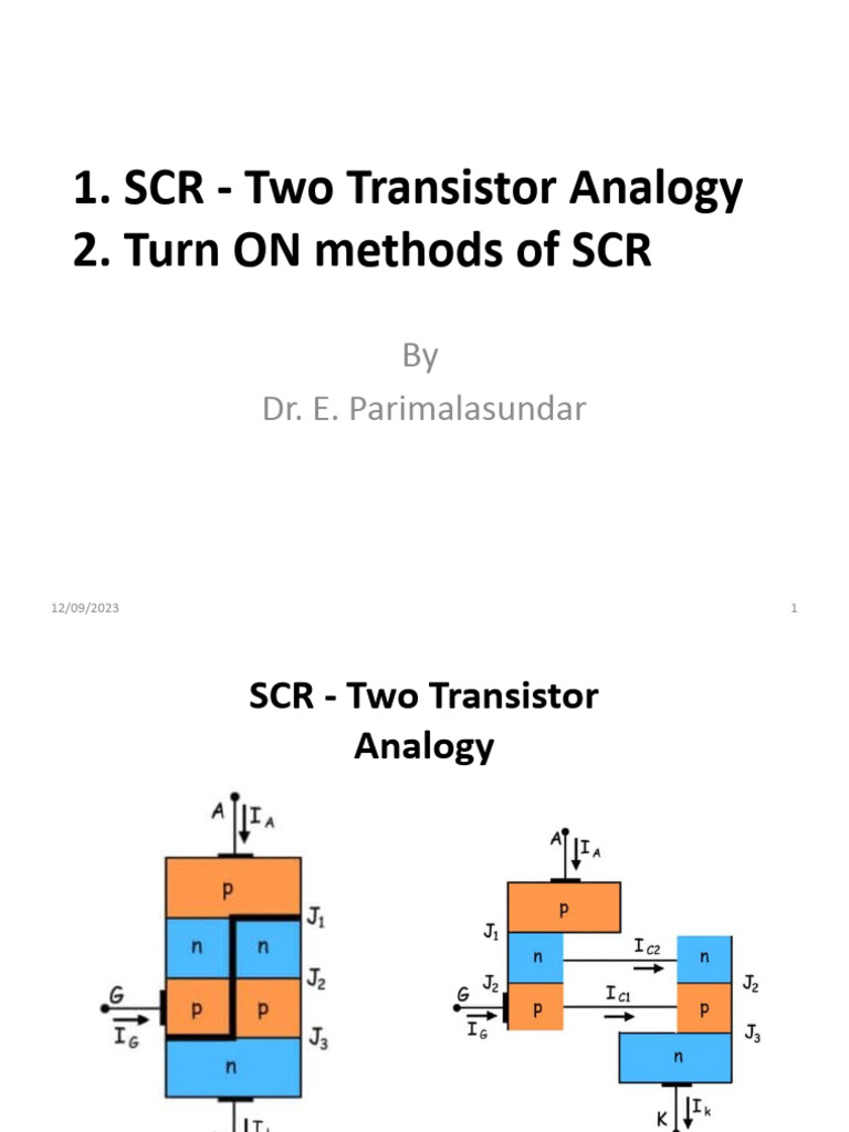 Silicon Controlled Rectifier Or Thyristor Pdf