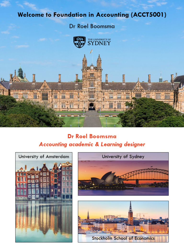 ACCT5001 2022 S2 - Module 1 - Student Lecture Slides | PDF | Equity (Finance) | Expense