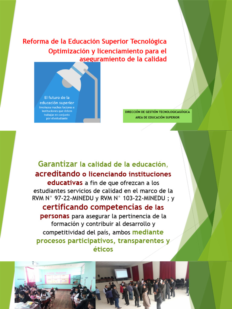 Licenciamiento Iesp Esfa | PDF | Educación más alta | Planificación