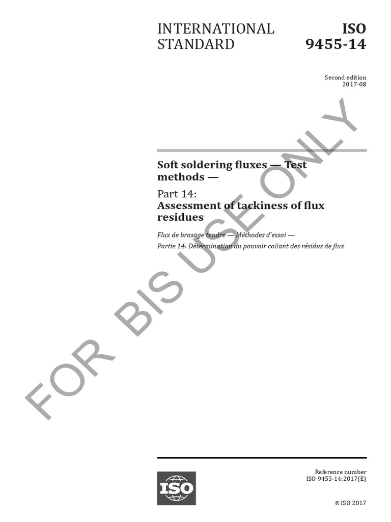ISO 9455-14 2017 Ed.2 - Id.69292 Publication PDF (En) | PDF | International Organization For ...