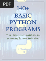 50+ Python Project With Source Code | PDF | Games & Activities | Computers