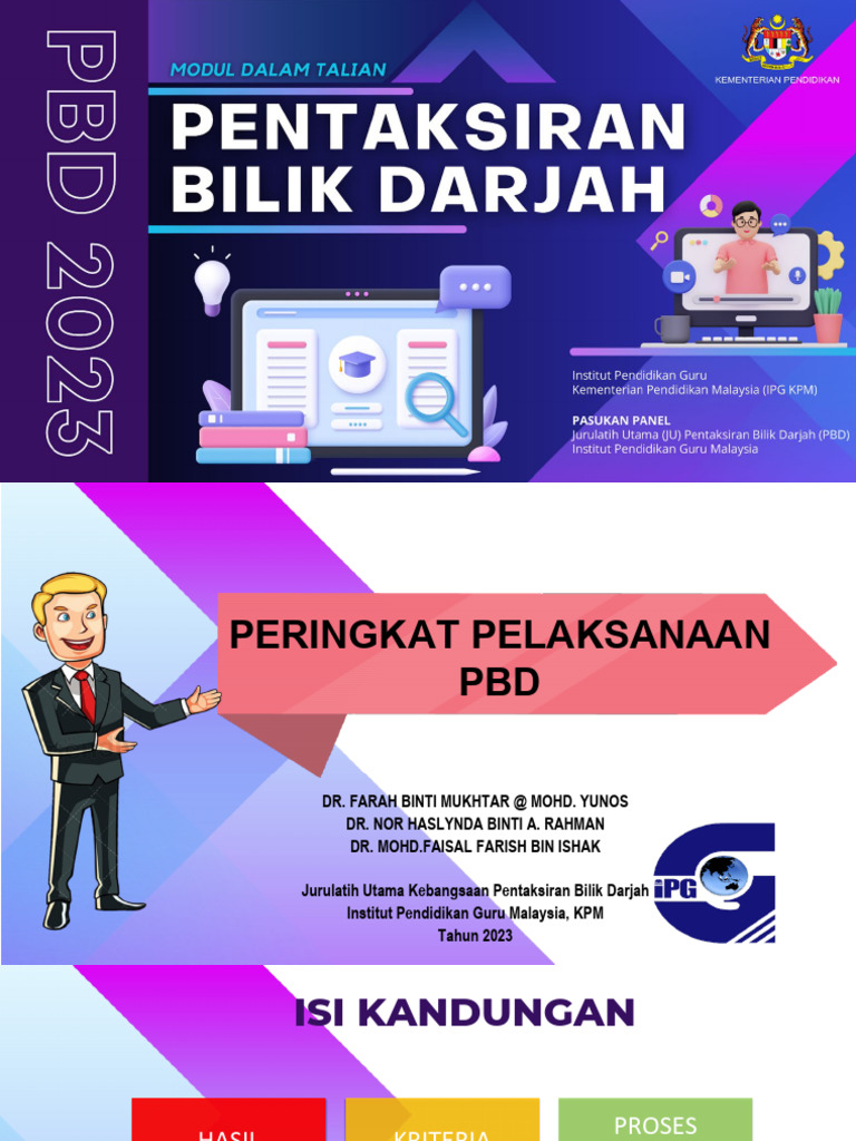 Peringkat Pelaksanaan PBD | PDF