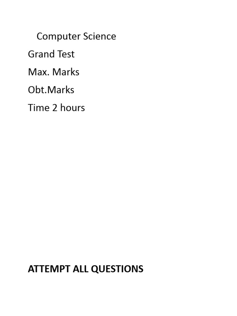 Cs Test | PDF | Random Access Memory | Embedded System