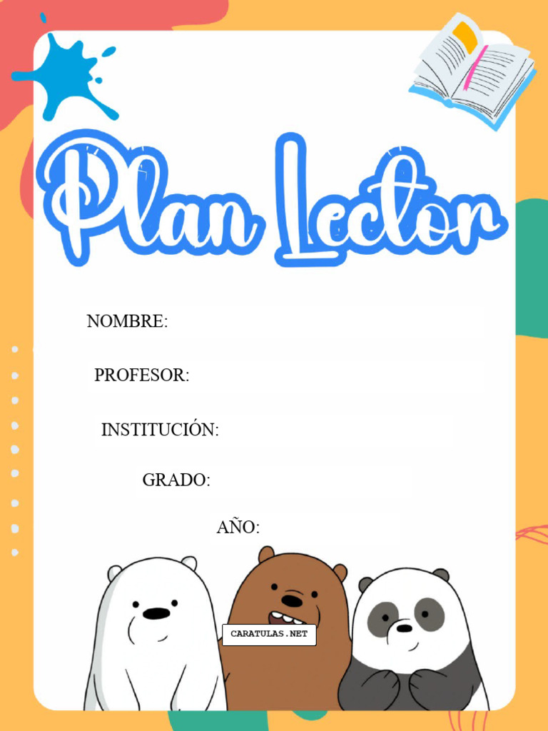 Caratulas de Plan Lector | PDF
