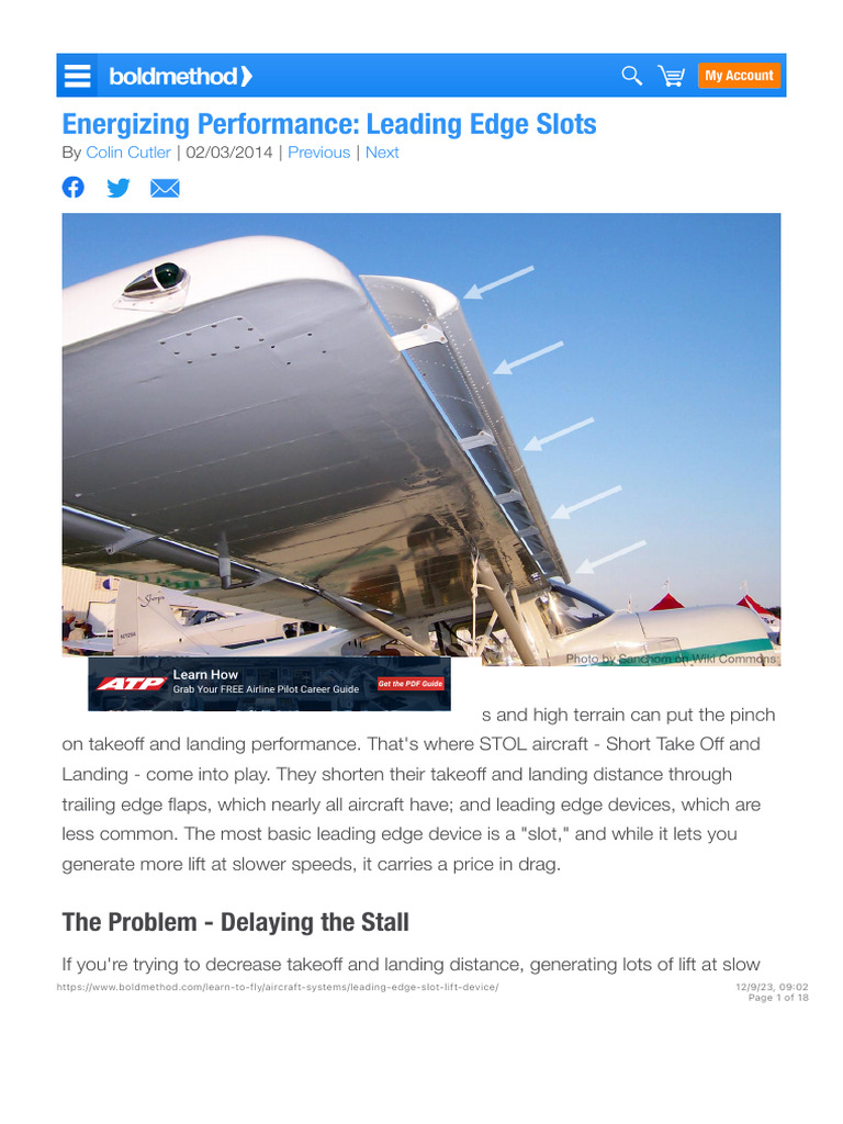 Energizing Performance - Leading Edge Slots - Boldmethod | PDF | Lift ...