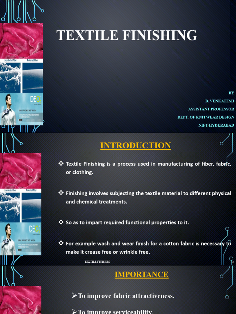 Textile Finishing | PDF