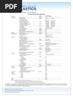 Polypropylene Material Properties Data Sheet | PDF | Strength Of ...