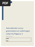 LATIJN - Pegasus Novus 1 Woordenlijst | PDF
