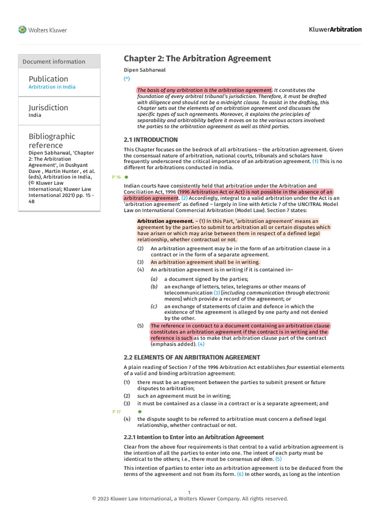 Arb Agreement | PDF