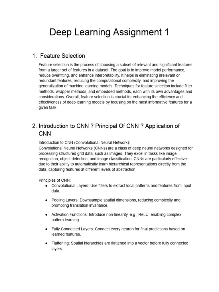Deep Learning Assignment 1,2 | PDF | Deep Learning | Artificial Neural Network