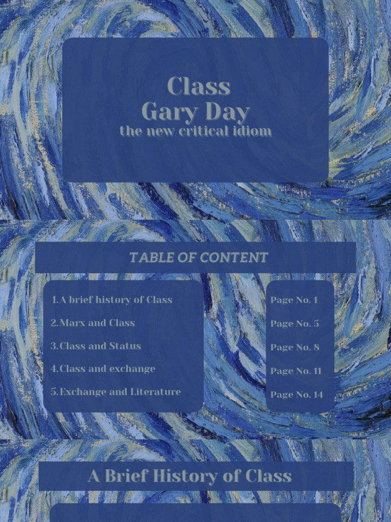 Class Gary Day | PDF