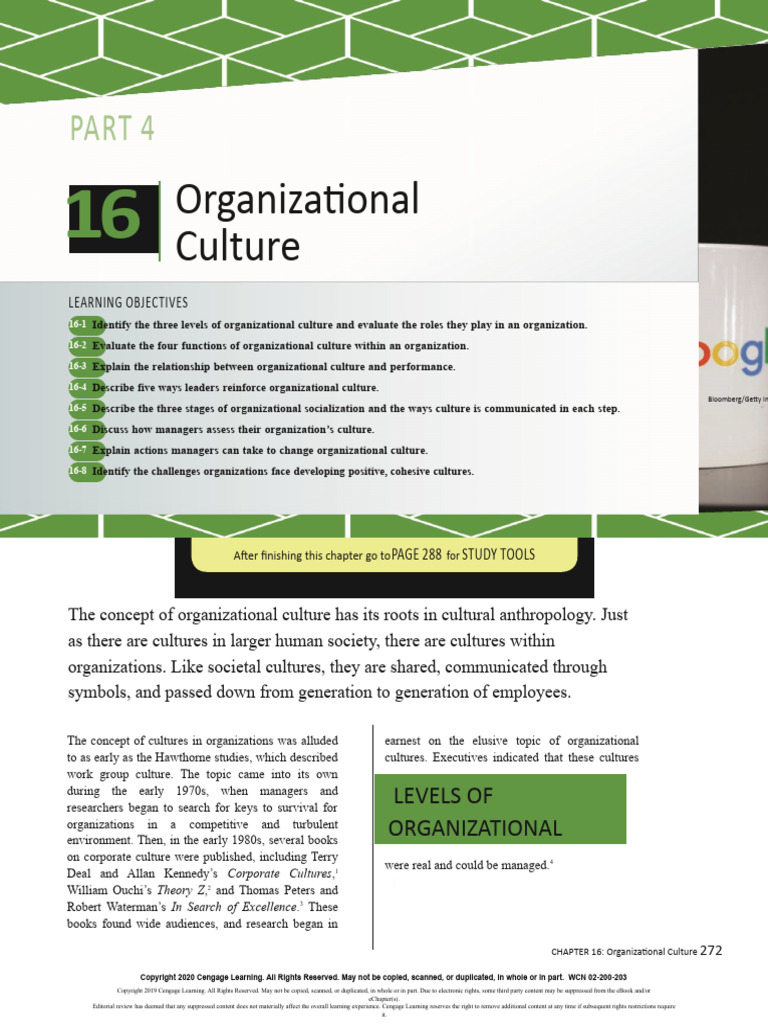 Organizational Culture | PDF | Organizational Culture | Rituals