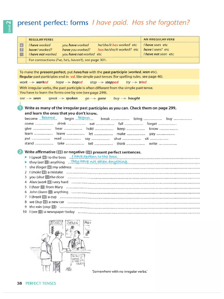 Grammar Workshop 1 | PDF