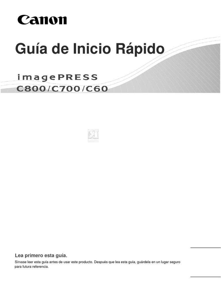 iPR C800 QuickReferenceGuide | Descargar gratis PDF | Papel | Enchufes y tomas de corriente alterna