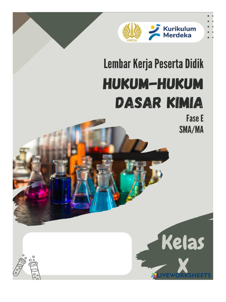 LKPD Hukum Dasar Kimia | PDF