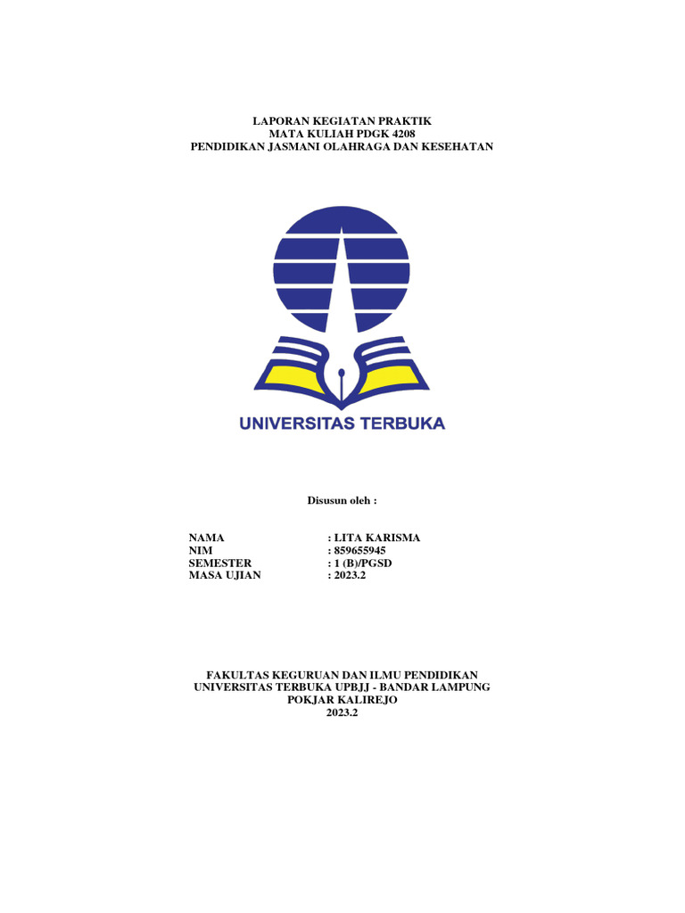 Laporan Praktik Pendidikan Jasmani | PDF