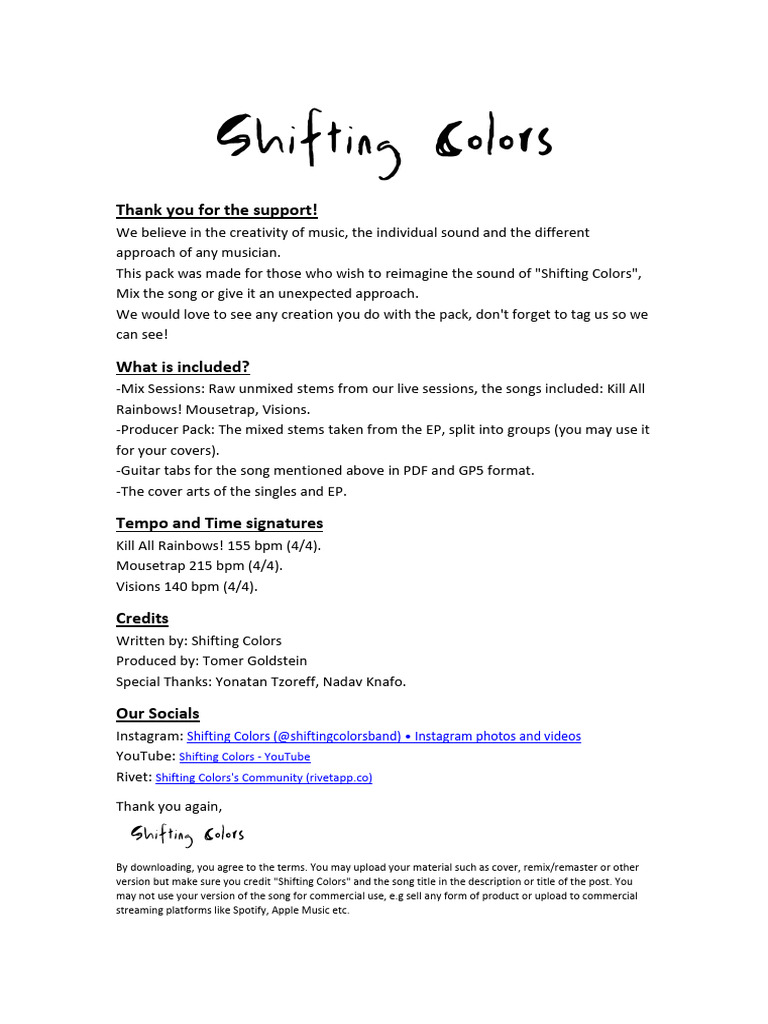 Shifting Colors Ultimate Bundle Info | PDF