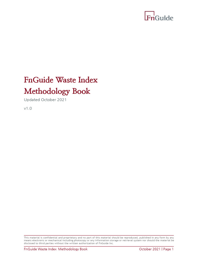 FnGuide 지표구성 | PDF