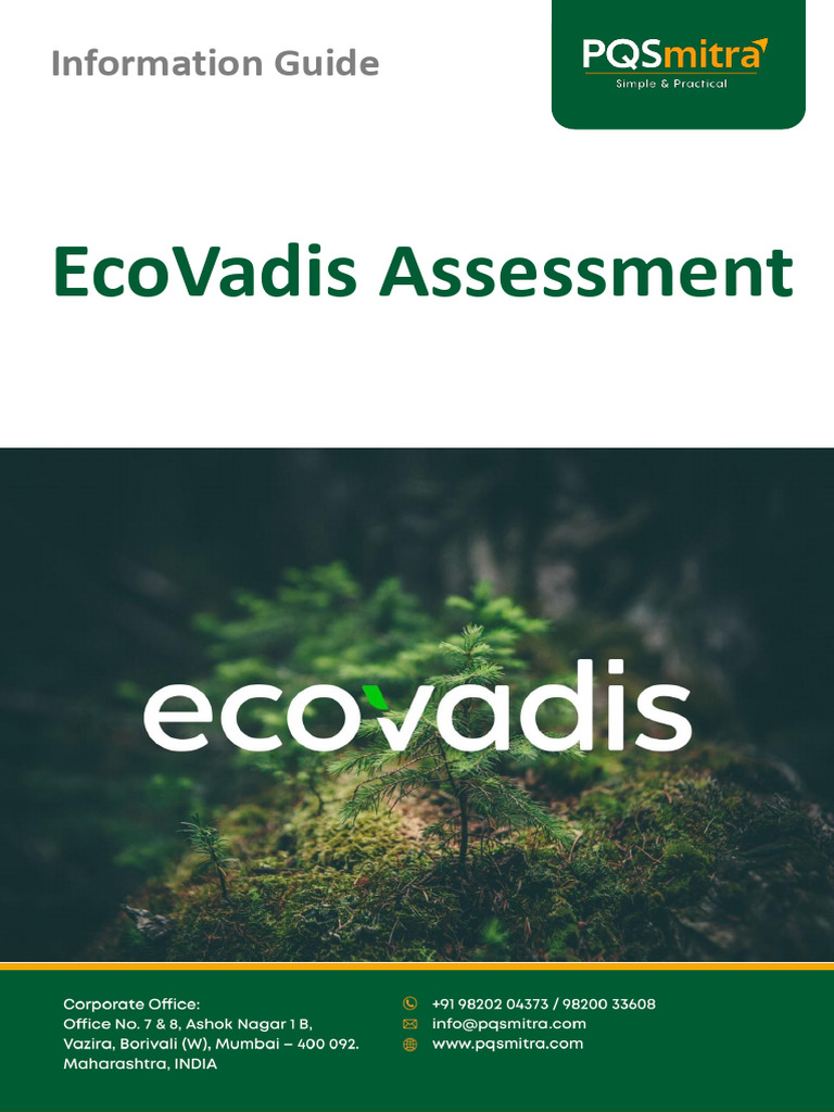 Information Guide Ecovadis 09.01.2023 | PDF | Corporate Social ...