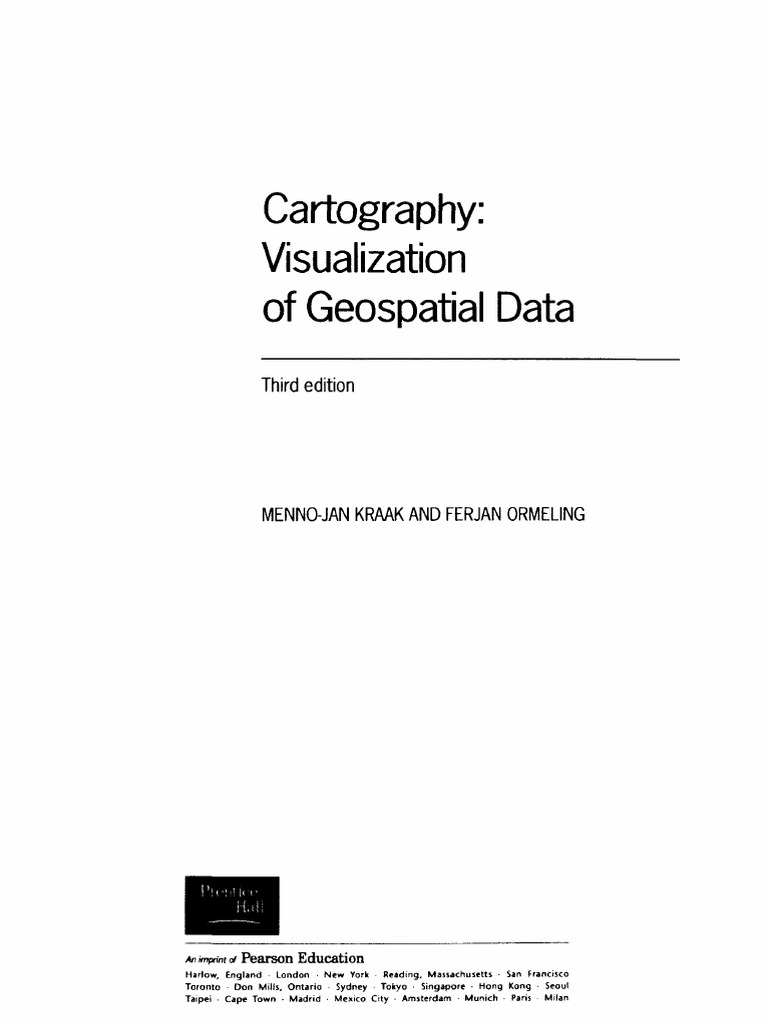 Cartography Visualization of Geospatial | PDF | Geographic Information ...