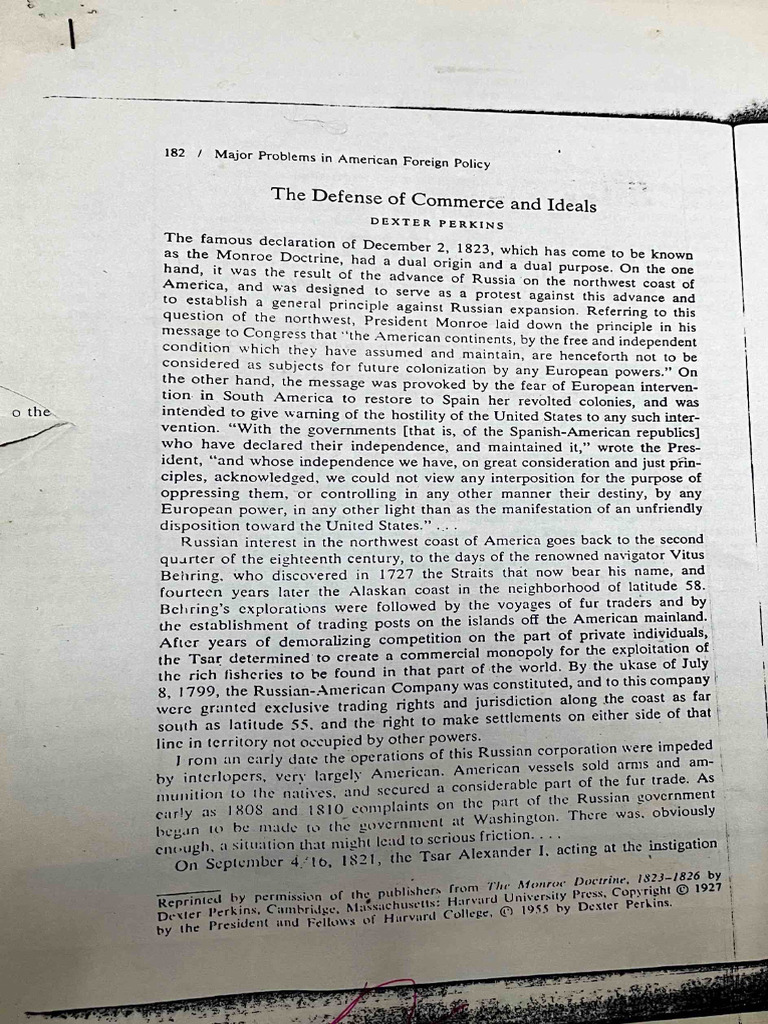 Monroe Doctrine | PDF