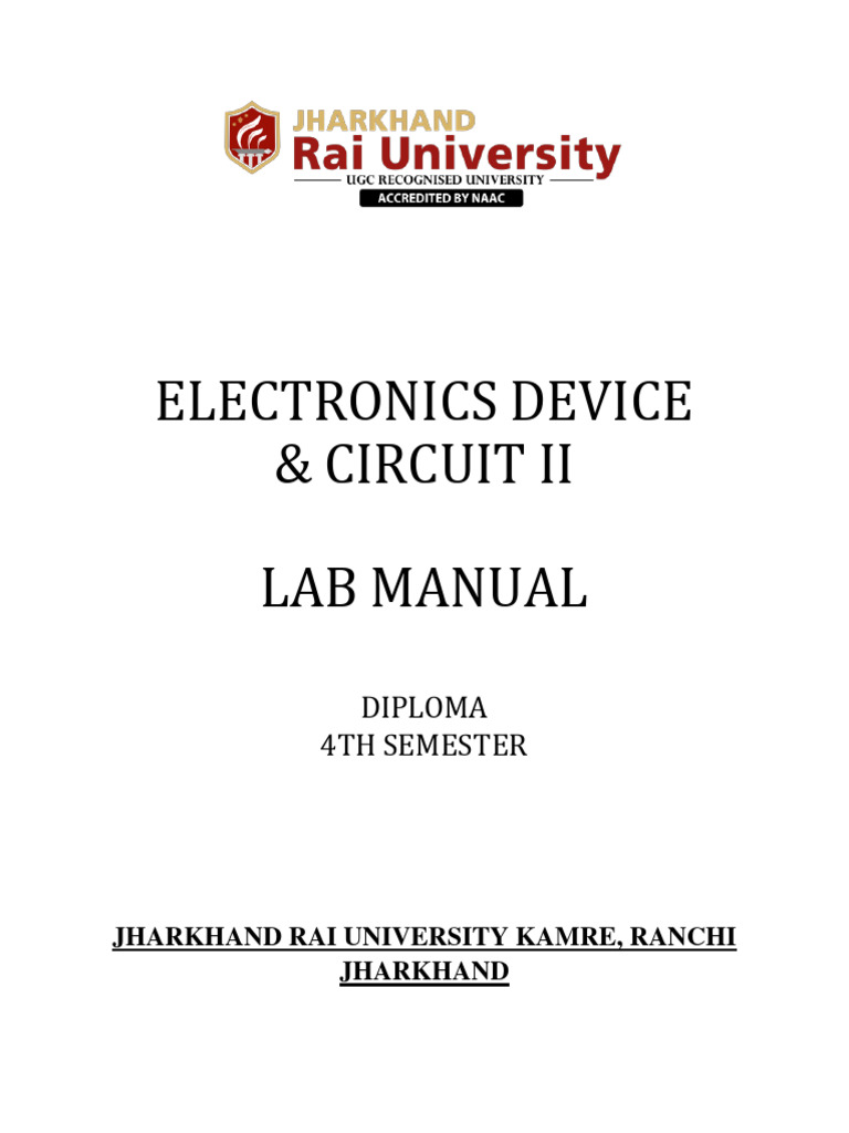 Electronics Devices & Circuits II | PDF