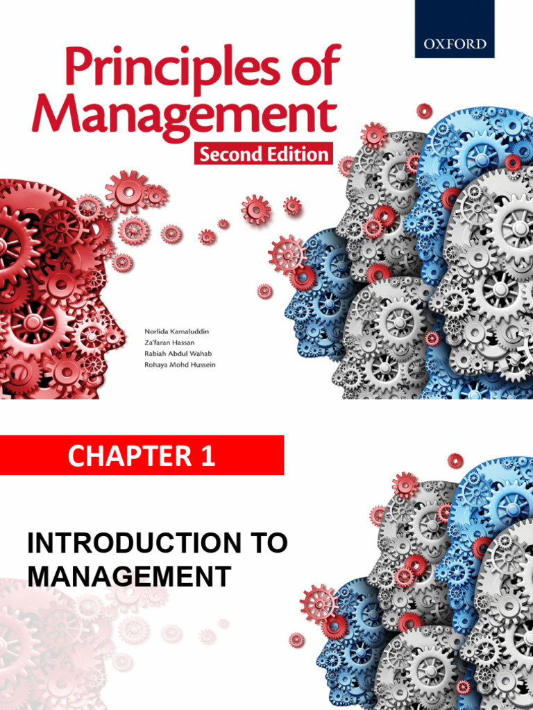Chapter 1 Introduction To Management | PDF | Goal | Employment