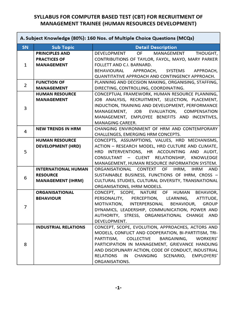Management Trainee (HRD) | PDF | Labour Law | Employment