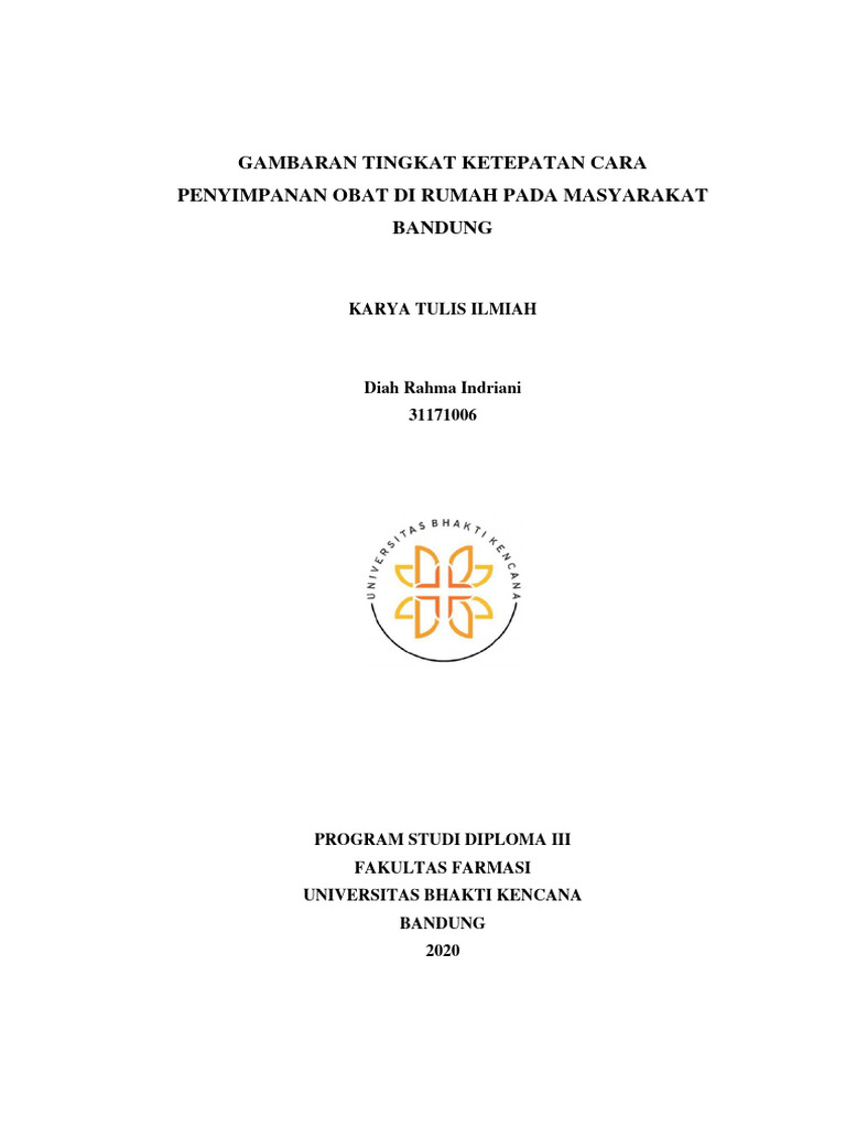 Diah Rahma Indriani - 31171006 - KTI - Diah Rahma Indriani-1-22 | PDF