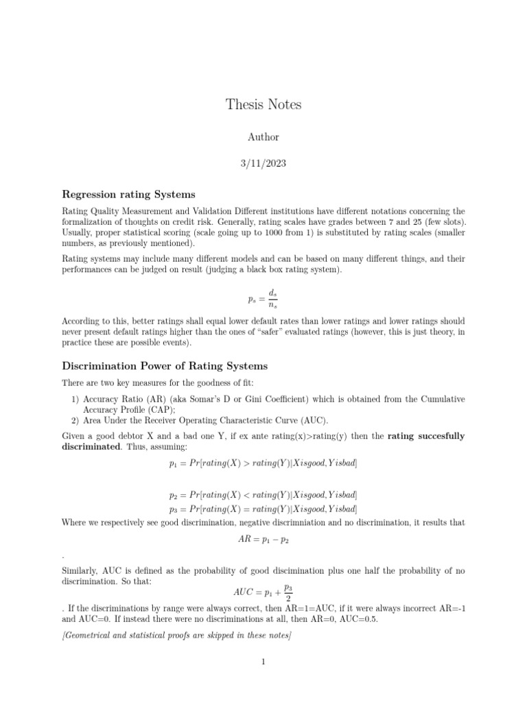 Author | PDF | Receiver Operating Characteristic | Statistical Theory