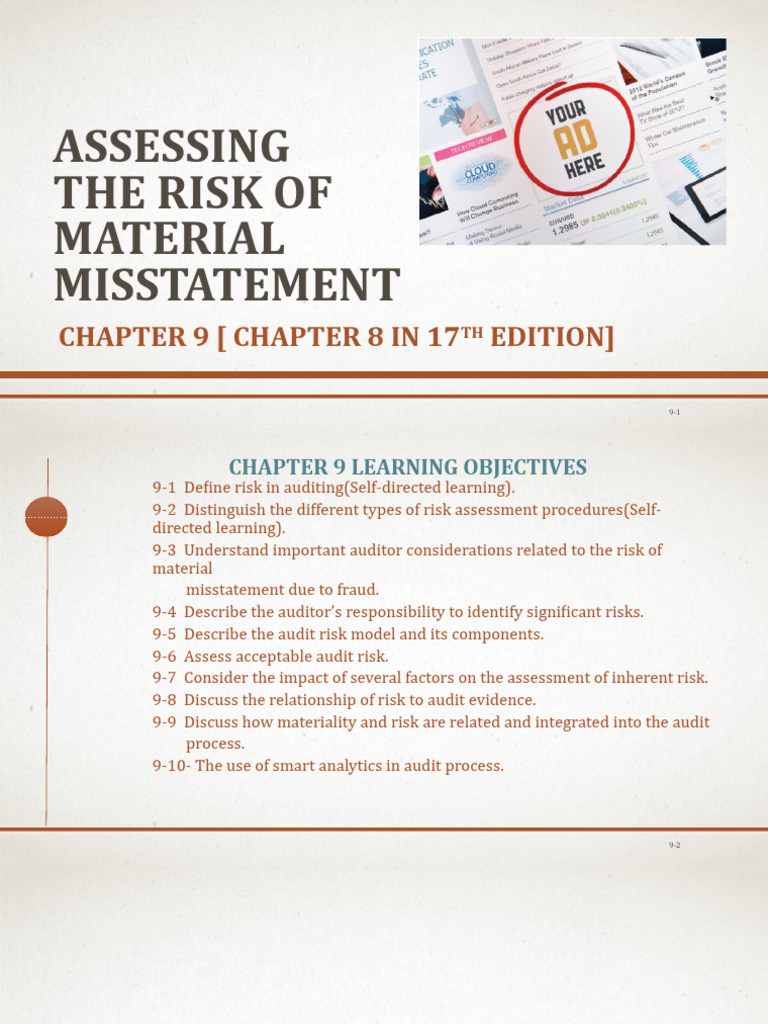 Lecture 4 Risks of Material Misstatements | PDF | Audit | Risk