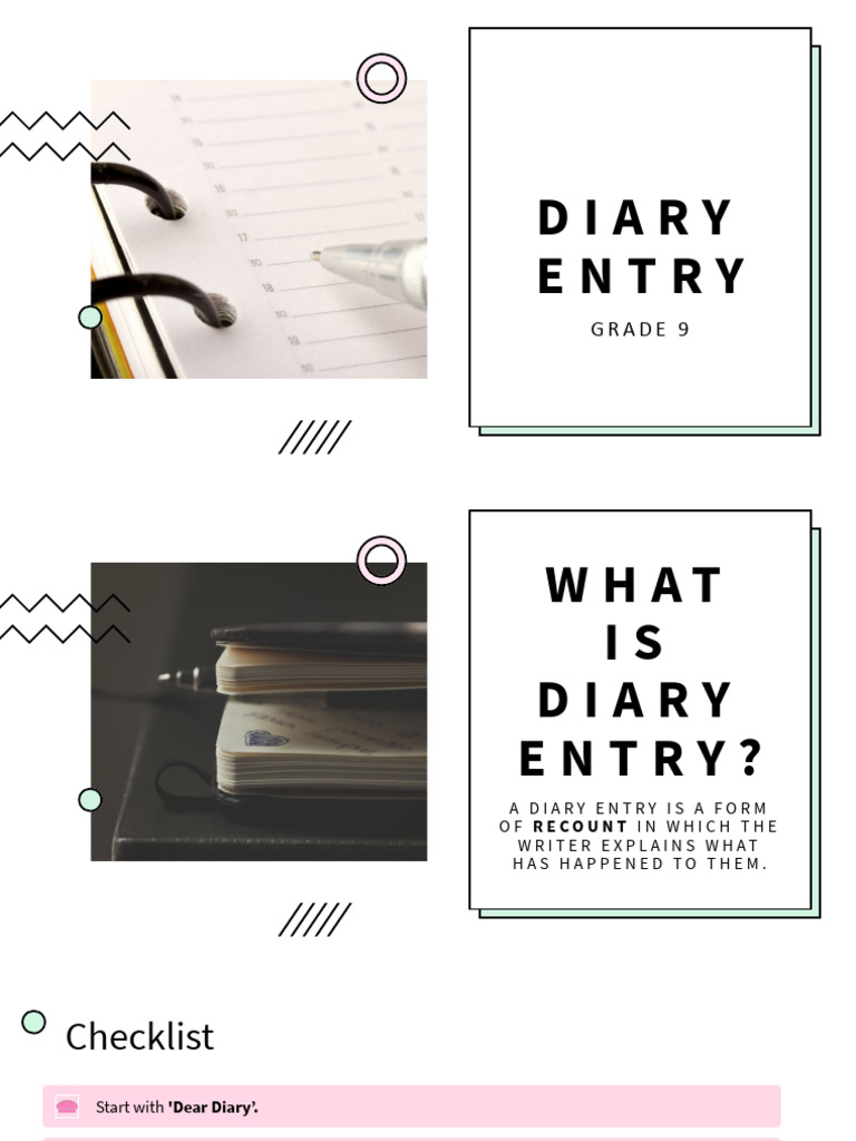Diary Entry | PDF | Diary | Language Mechanics