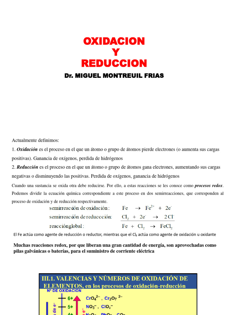 clase reacciones redox (1) | PDF