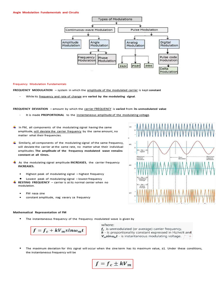Chapter 5 | PDF | Frequency Modulation | Modulation