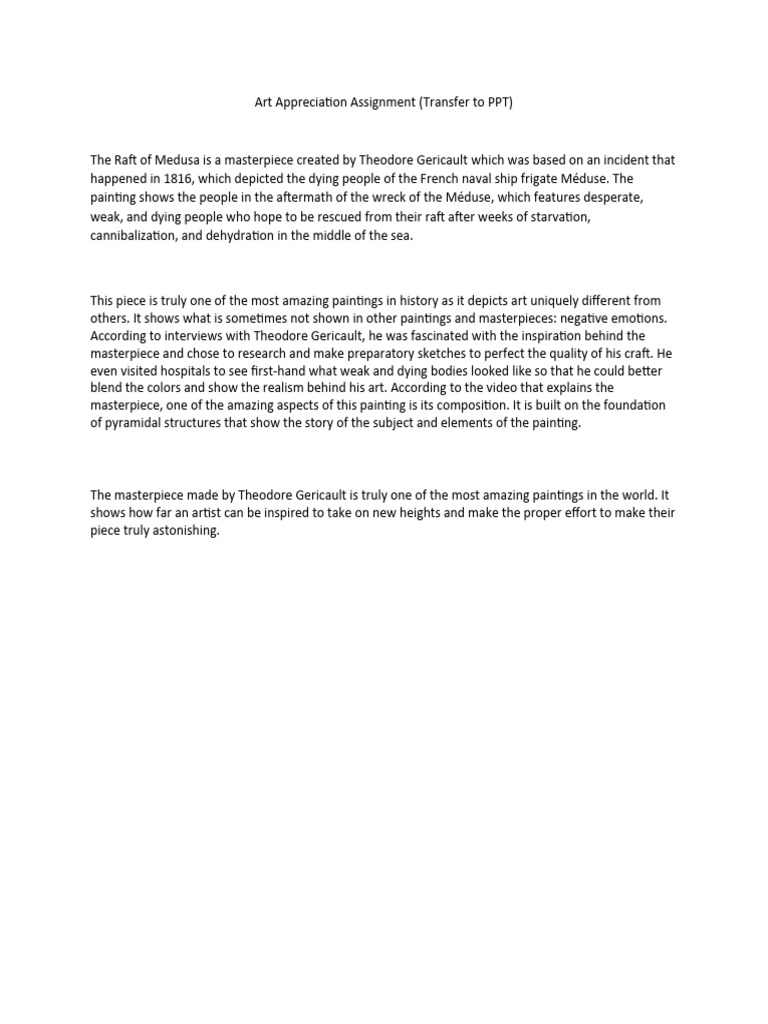 Art Appreciation Activity 2 | PDF