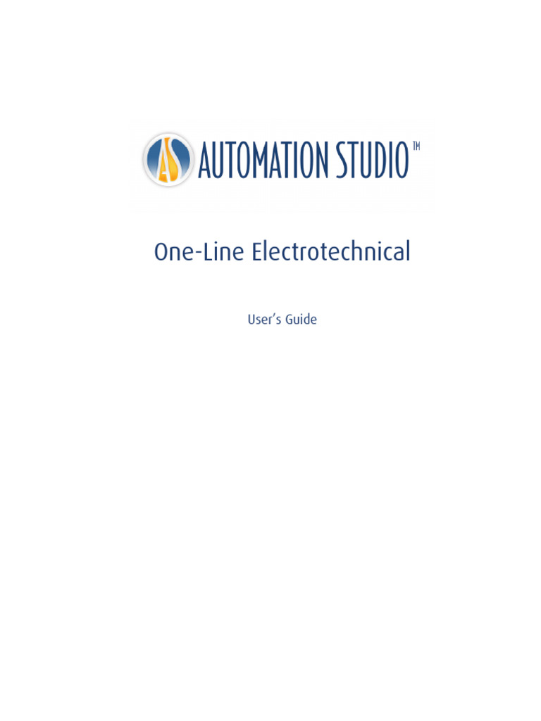 Automation Studio One-Line Electrotechnical Guide | PDF | Icon ...