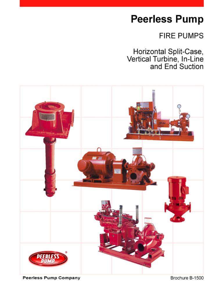 Brochure B1500 All Fire Pumps | PDF | Engines | Horsepower