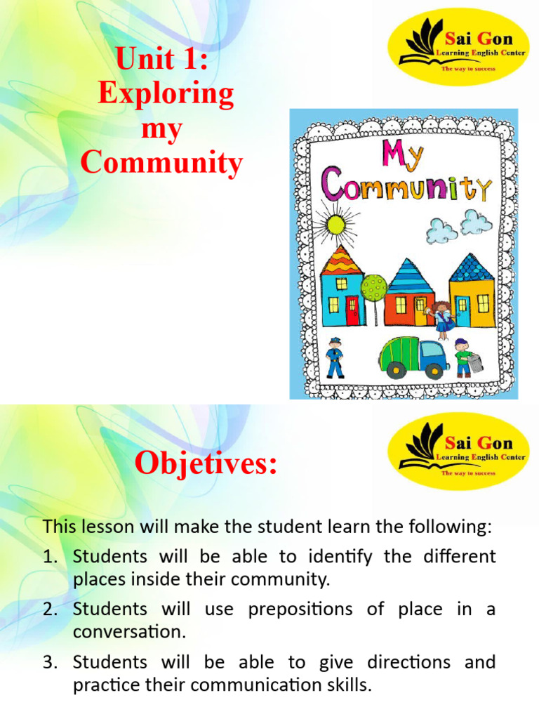 Unit 1 - Exploring My Community | PDF | Human Communication | Linguistics