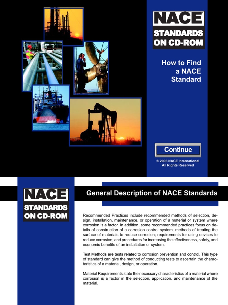 Finding NACE Standards Made Easy | PDF | Corrosion