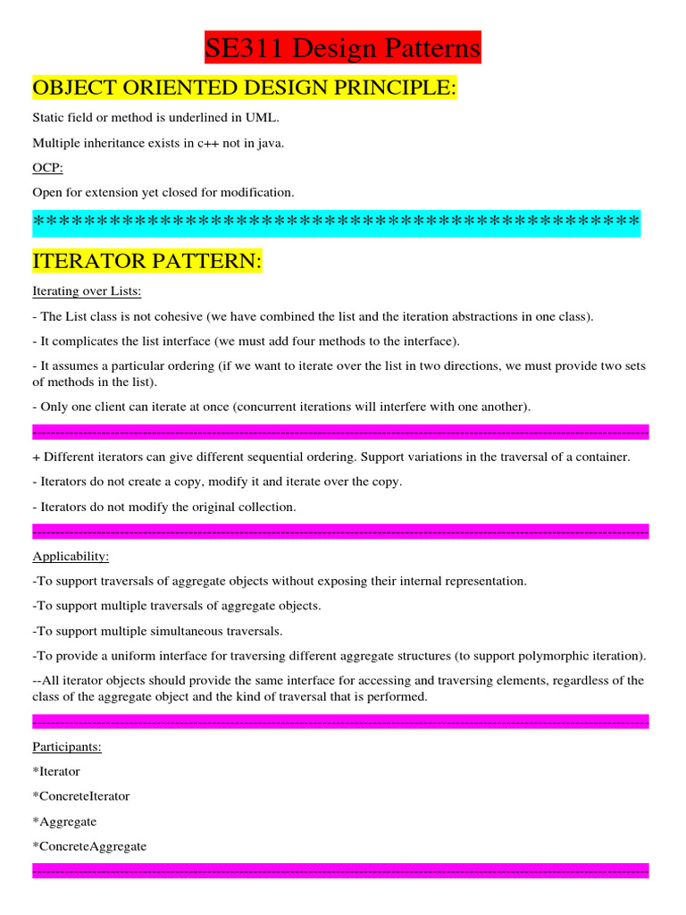 SE311 Ders Notları | PDF | Class (Computer Programming) | Inheritance (Object Oriented Programming)