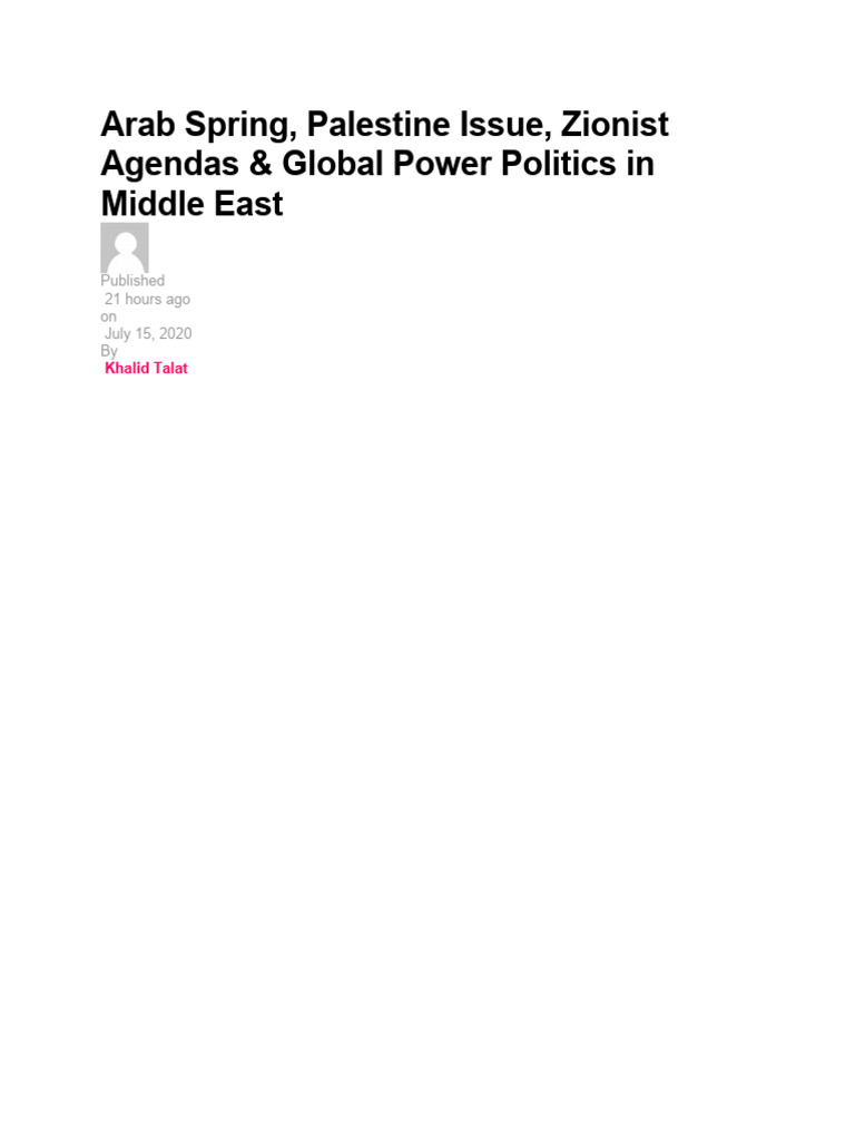 Most Important Essays For Css | PDF | Arab Spring | Greenhouse Gas