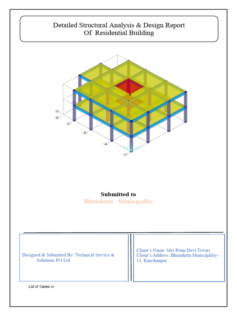 Prem Devi Tiwari Report | PDF | Beam (Structure) | Bending