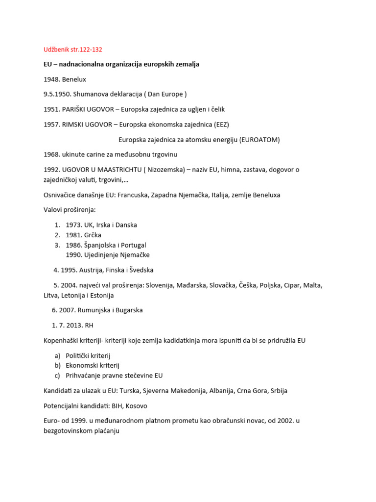 Velike Svjetske Integracije | PDF